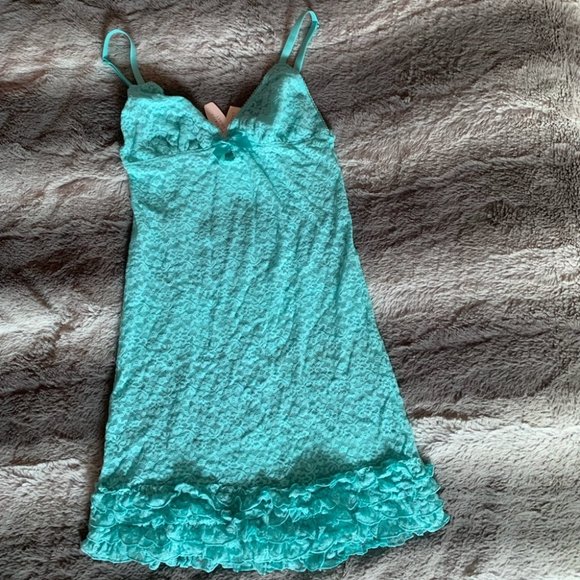 Victoria's Secret | Intimates & Sleepwear | Blue Victorias Secret Lace ...